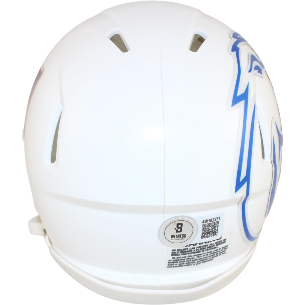 Ashton Jeanty Autographed Boise State Broncos Mini Helmet Beckett Witn ...