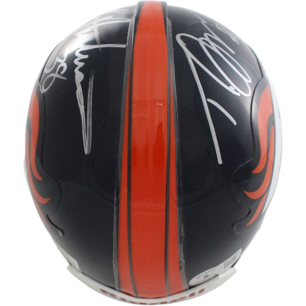 Trevor Pryce & Mike Anderson Signed Broncos VSR4 Mini Helmet BAS 44226 ...