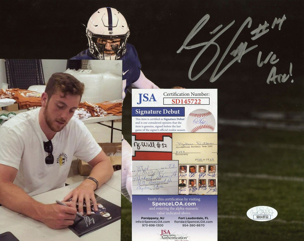 Sean Clifford Penn State PSU Signed/Inscribed "We Are!" 8x10 Photo JSA ...