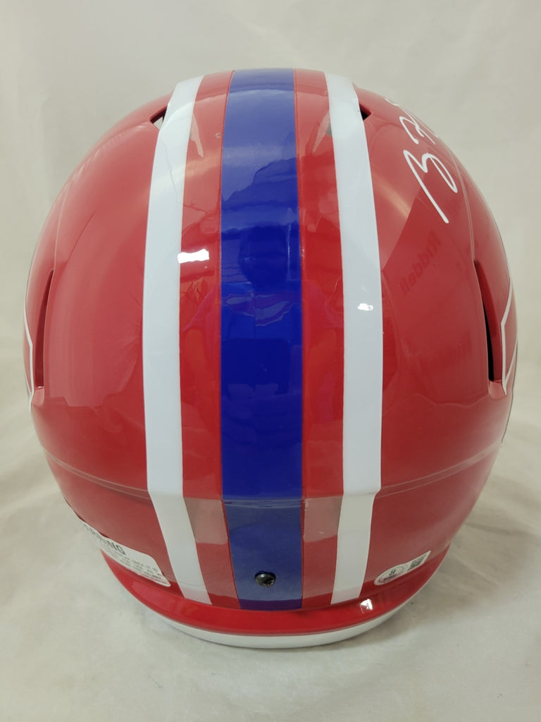 RYAN FITZPATRICK SIGNED BUFFALO BILLS F/S THROWBACK SPEED REPLICA HELM ...