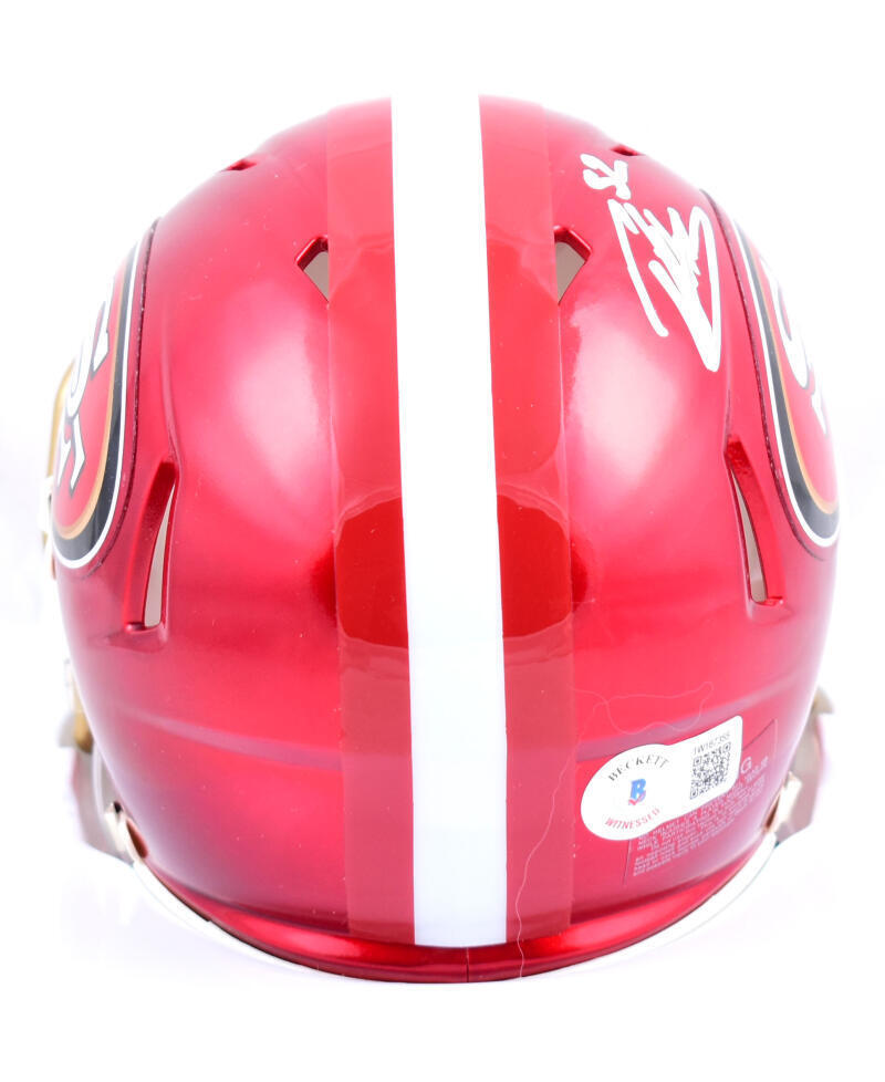 Patrick Willis Autographed 49ers Flash Mini Helmet-Beckett W Hologram ...