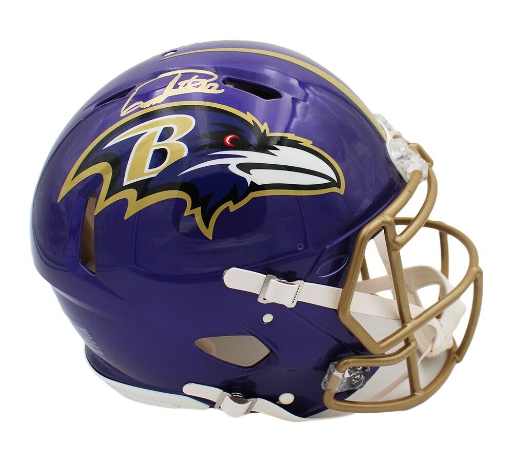 Derrick Henry Signed Baltimore Ravens Speed Authentic Flash NFL Helmet ...
