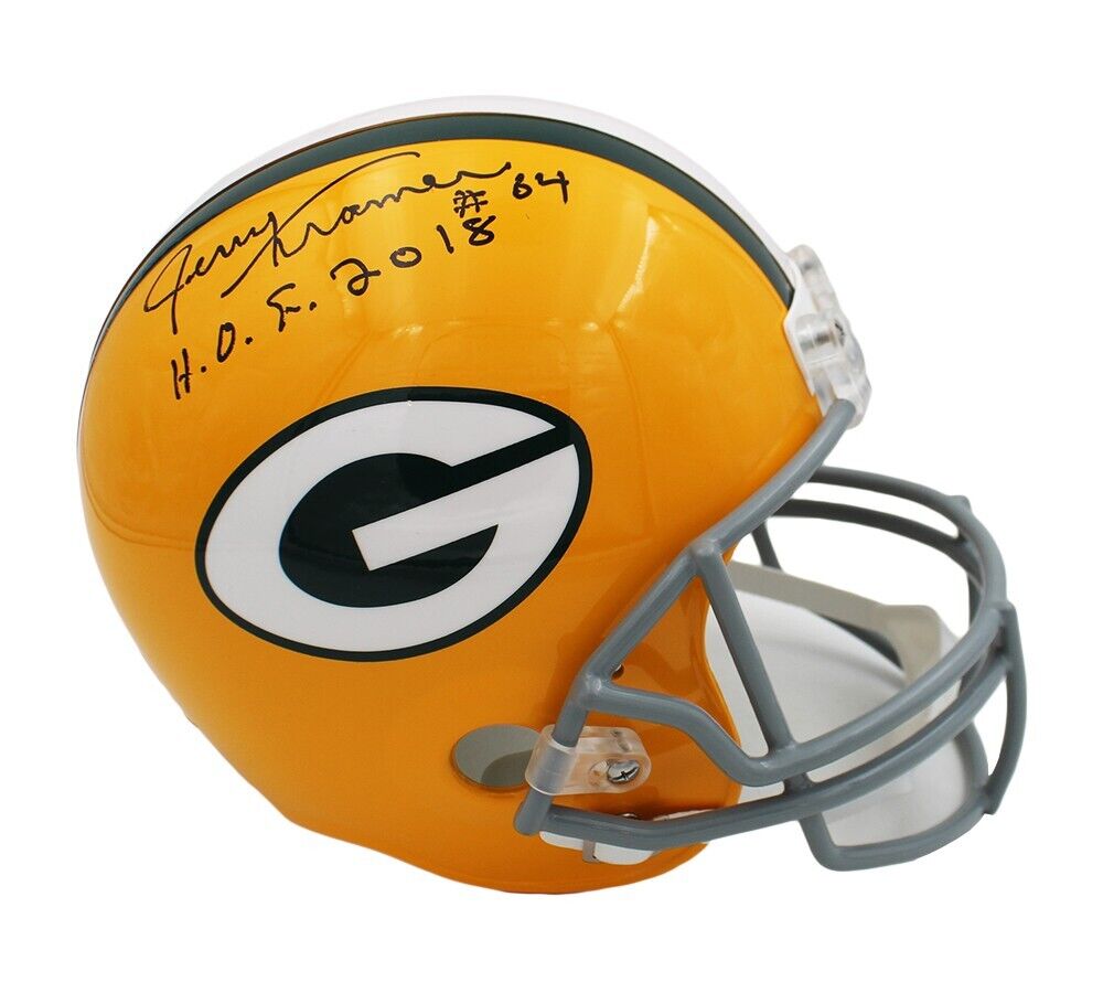 Jerry Kramer Signed Green Bay Packers Throwback Full Size NFL Helmet ...