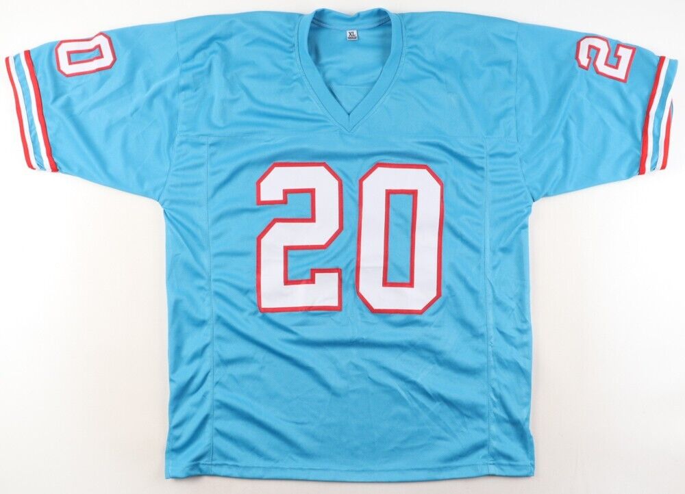 Tony Pollard Signed Tennessee Titans / Houston Oilers Throwback Jersey ...