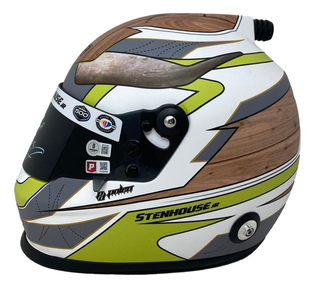 Ricky Stenhouse Jr Signed NASCAR SJR Full Size Replica Racing Helmet B ...