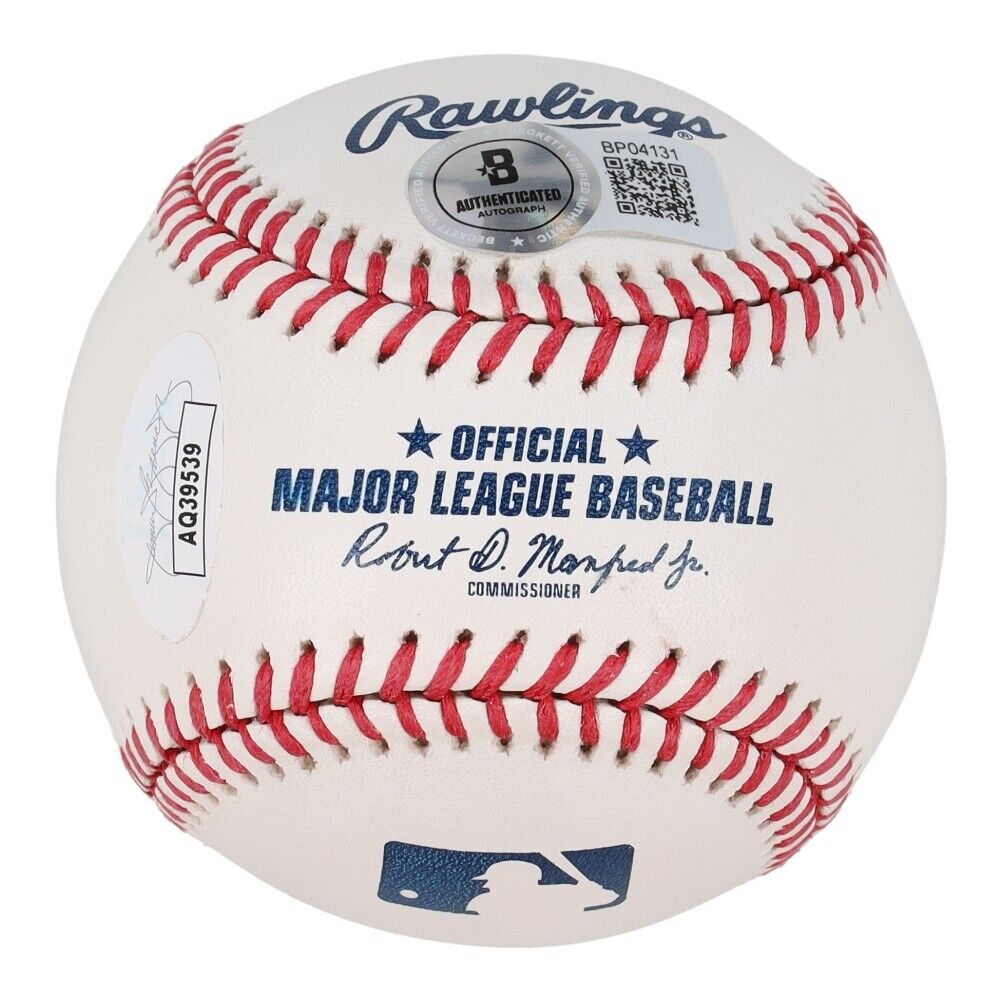 Mark Grace & Shawon Dunston Signed ML Baseball "Cubs HOF 2023" (Becket ...