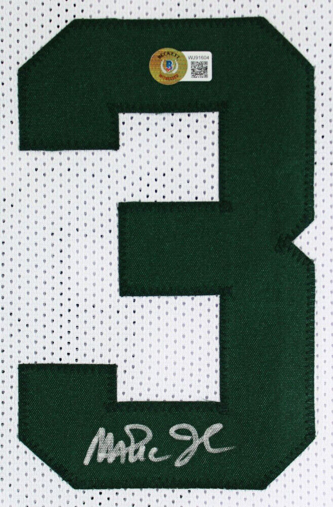 Magic Johnson Signed Michigan State Spartans Jersey (Beckett) Los Ange ...