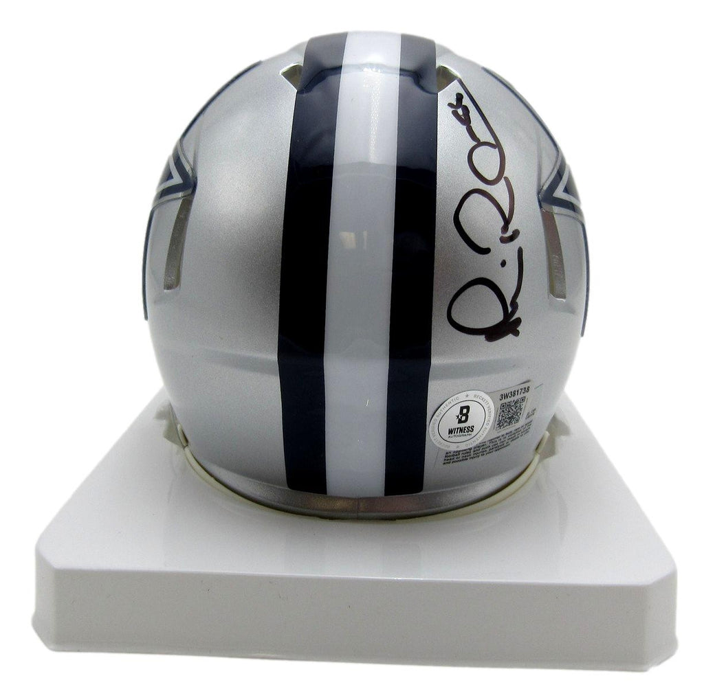 Michael Irvin Autographed Mini Football Helmet Dallas Cowboys Beckett ...