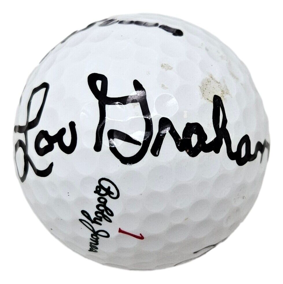 Jack Nicklaus Tom Watson Lou Graham Signed Bobby Jones Golf Ball BAS L ...