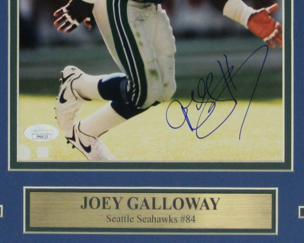Joey Galloway Seattle Seahawks Signed/Autographed 8x10 Photo Framed JS ...