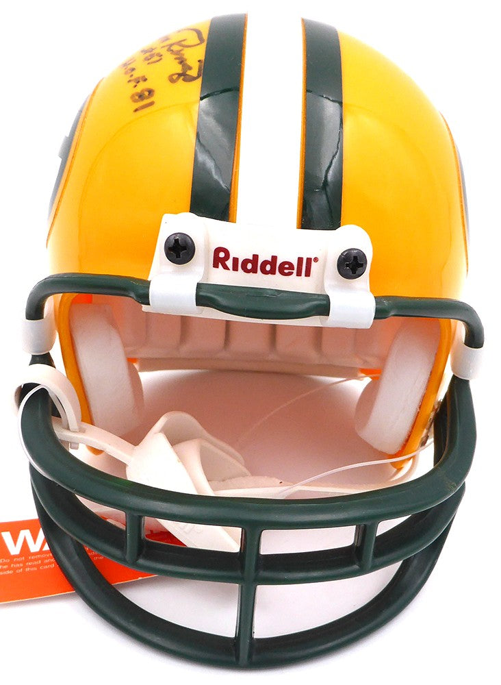 Jim Ringo Autographed Green Bay Packers Mini Helmet "HOF 81" Beckett Q ...