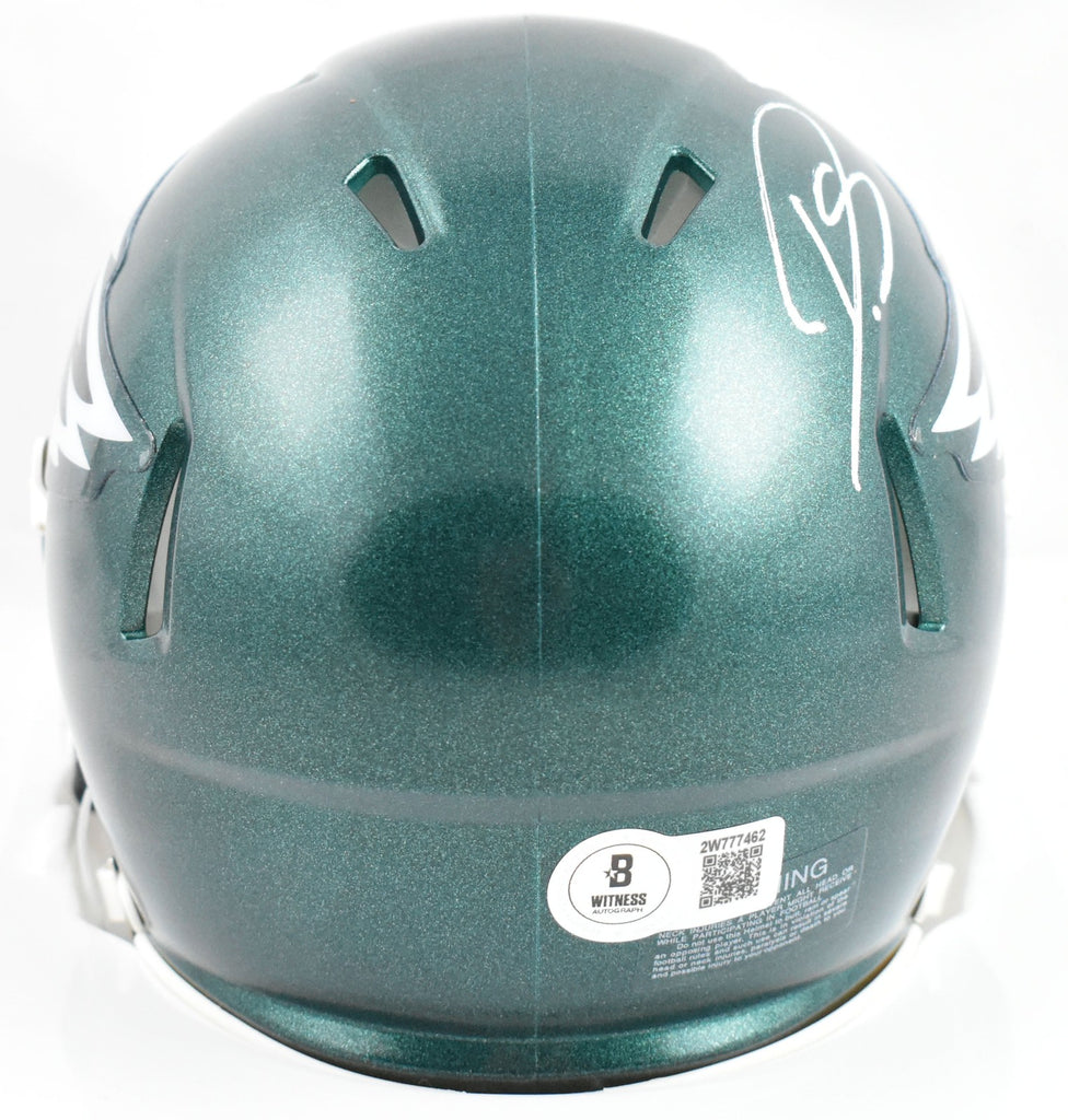 Darius Slay Autographed Eagles Speed Mini Helmet- Beckett W Hologram ...