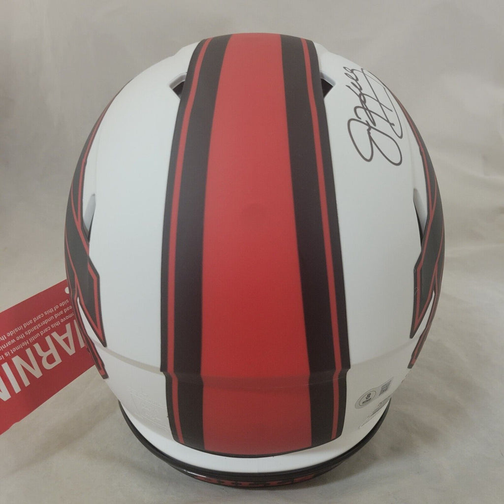 JIM KELLY SIGNED BUFFALO BILLS LUNAR ECLIPSE SPEED AUTHENTIC HELMET BE ...
