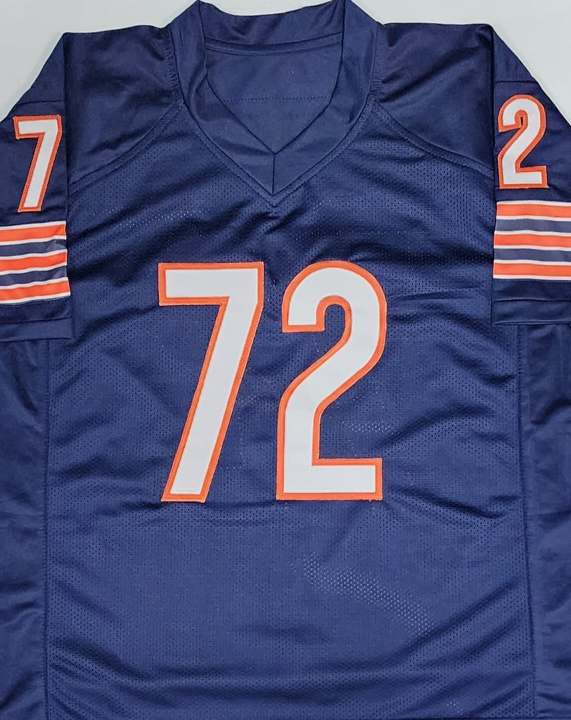 Chicago Bears SB Champ WILLIAM PERRY Signed Custom Replica Navy Jersey ...