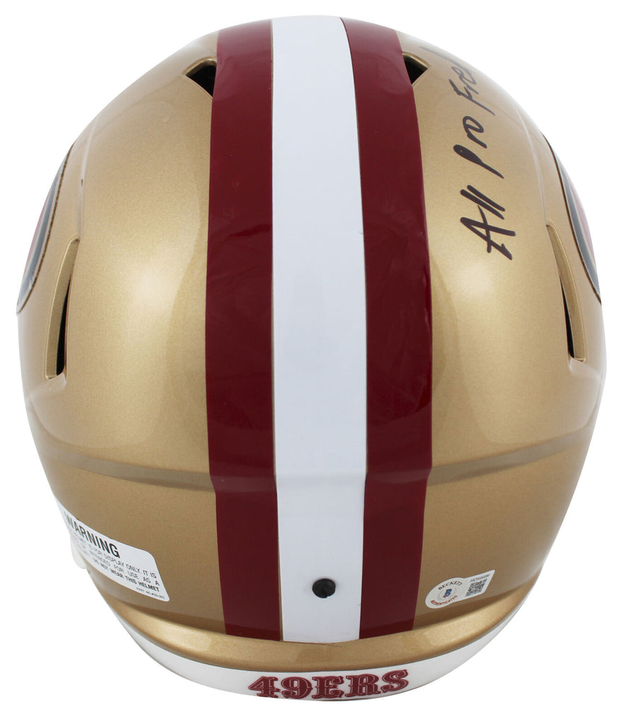 49ers Fred Warner "All-Pro Fred" Signed Full Size Speed Rep Helmet BAS ...