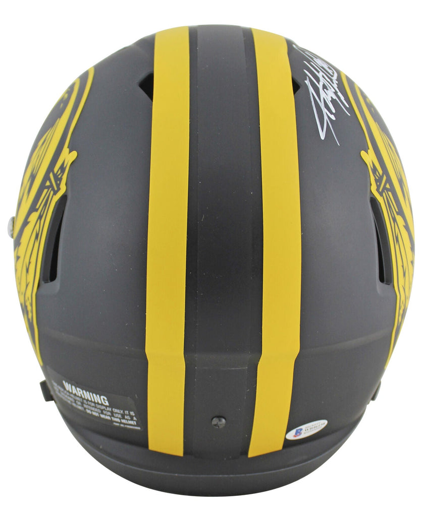 Redskins Adrian Peterson Signed Eclipse Full Size Speed Rep Helmet BAS ...