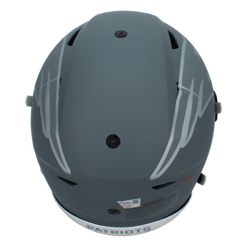 Tom Brady Signed "6x Champs" Patriots Slate SpeedFlex Helmet Fanatics ...