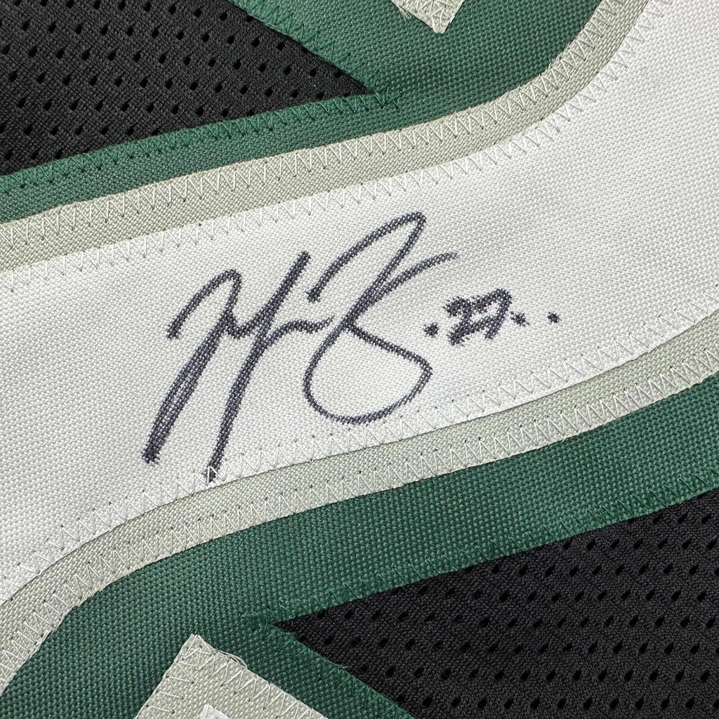 Autographed/Signed Malcolm Jenkins Philadelphia Black Jersey Beckett B ...