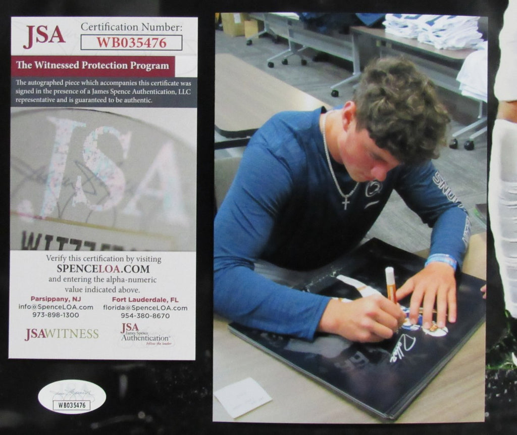 Drew Allar Autographed 16x20 Photo inscribed WE ARE Penn State JSA 182 ...