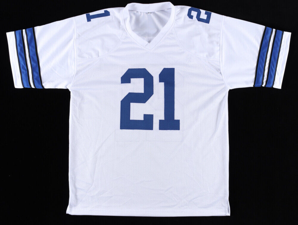 Deion Sanders Signed Dallas Cowboys Jersey (Beckett QR Code Card) 8xPr ...