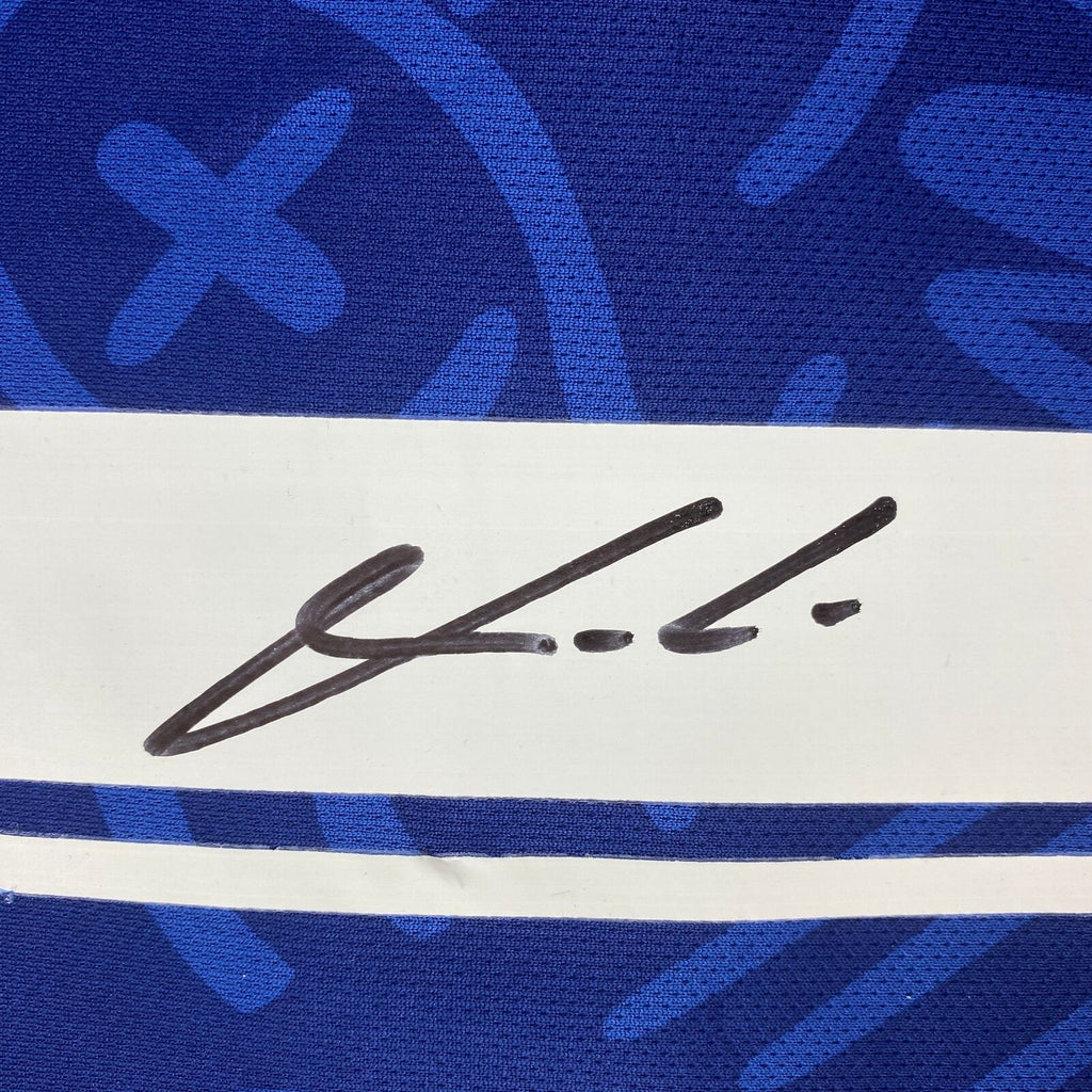 Autographed/Signed Luka Modric Real Madrid Blue Soccer Jersey Beckett ...