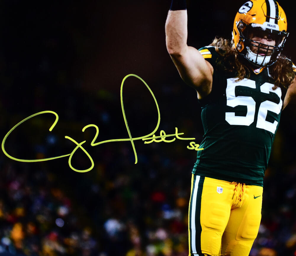 Clay Matthews Autographed Green Bay Packers 16x20 Arms Up Photo - JSA ...