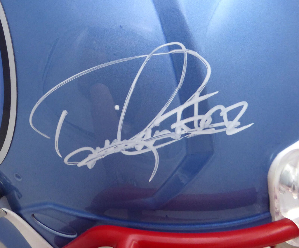 Derrick Henry Autographed Titans Full Size Flash Auth Helmet Minor Chi ...