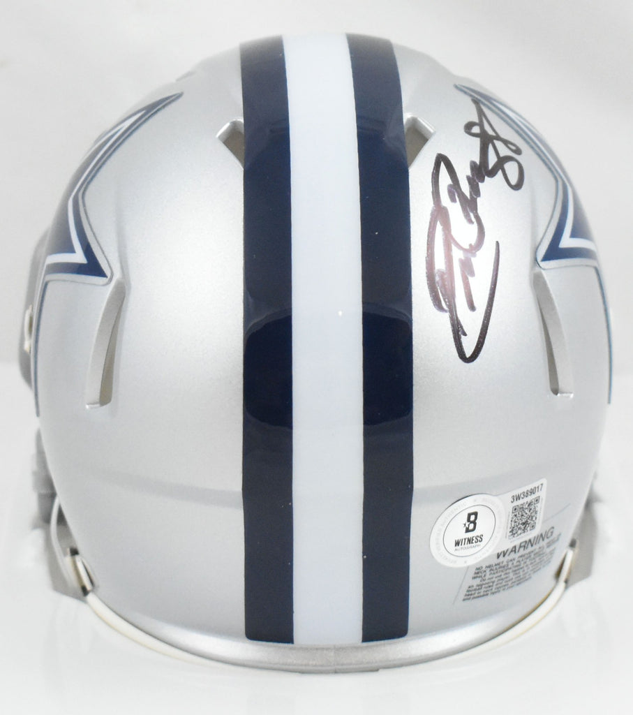 Drew Pearson Autographed Dallas Cowboys Speed Mini Helmet - Beckett W ...