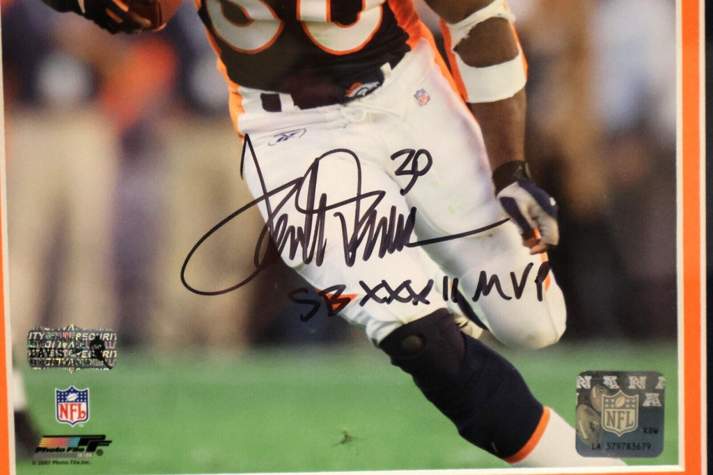 Terrell Davis Autographed 8x10 Photo with Deluxe Frame – Super Sports ...