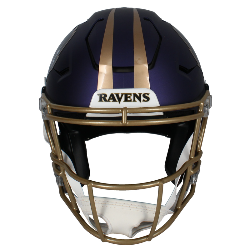 Ray Lewis Autographed Ravens Alternate Authentic Speedflex Helmet Beck ...