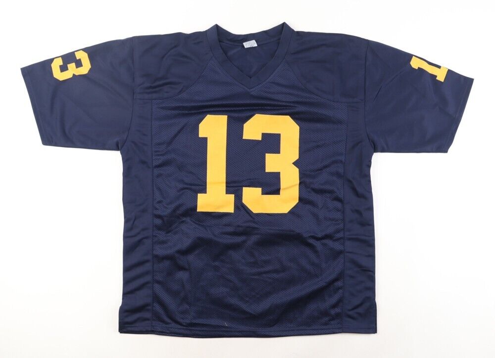 Jake Moody Signed Michigan Wolverines Jersey (Playball Ink) 49ers Plac ...