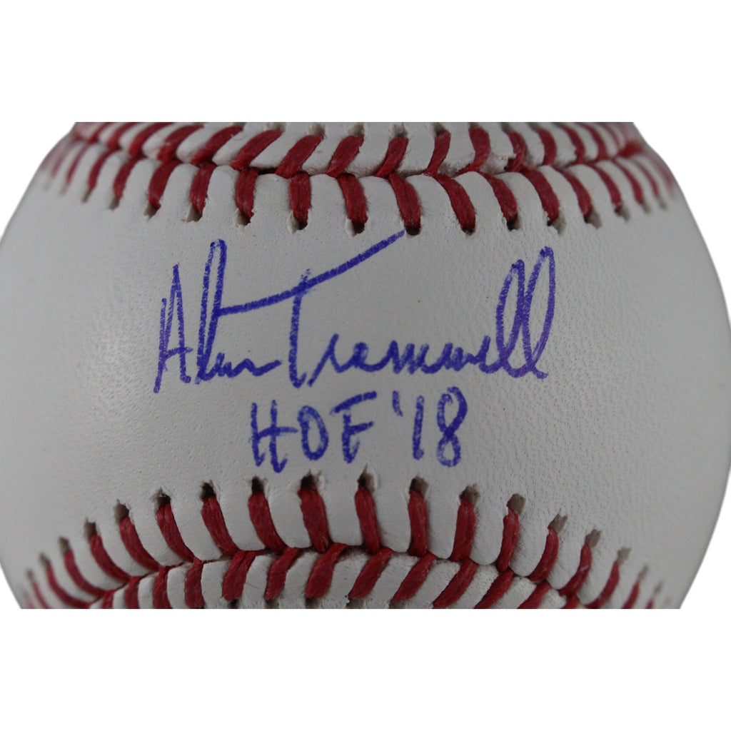 Alan Trammell Autographed Detroit Tigers OML Baseball 4 Stat Beckett 4 ...