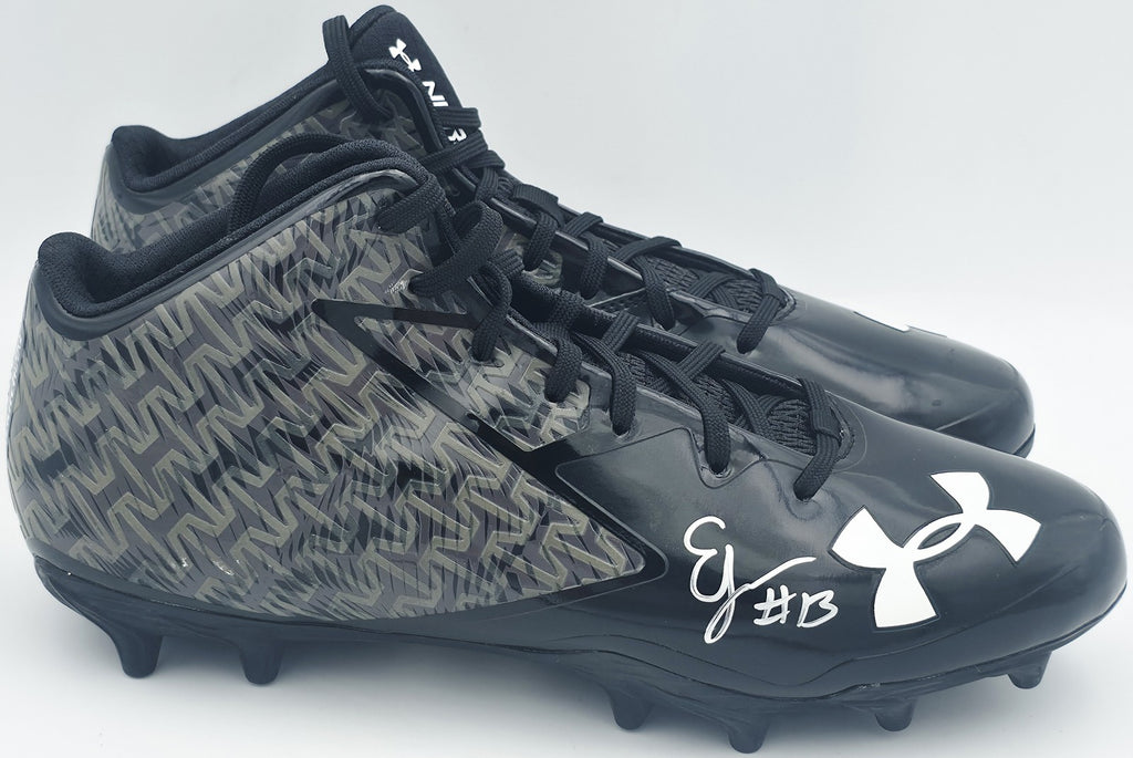 ERNEST JONES IV AUTOGRAPHED PAIR OF UNDER ARMOUR CLEATS SEAHAWKS MCS H ...