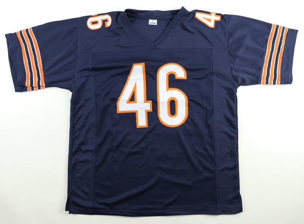 Doug Plank Signed Chicago Bear Jersey 1985 "46 Defense" Named for Him ...