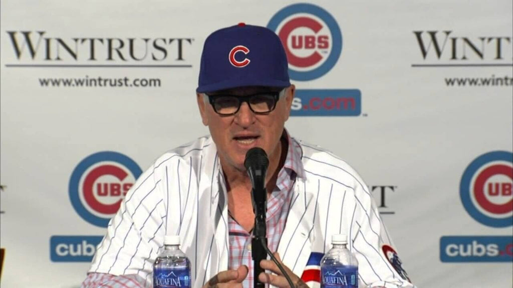 Joe Maddon Signed 2016 World Series Logo Baseball "Do Simple Better ...