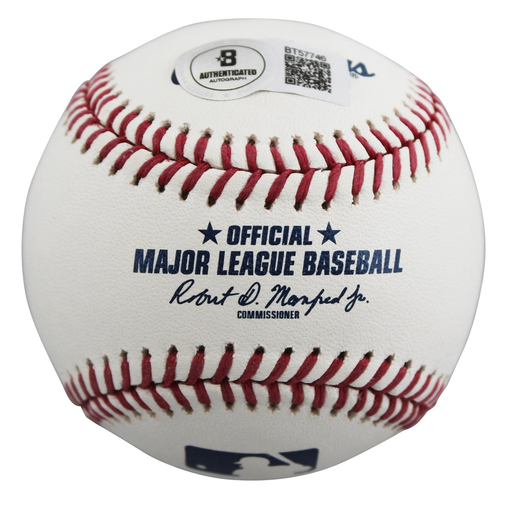 Giants Hunter Bishop Authentic Signed Manfred OML Baseball BAS #BT5774 ...