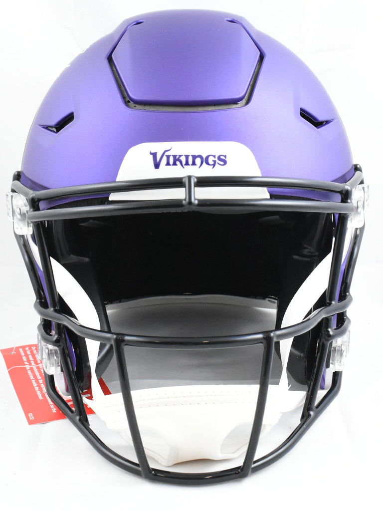 Jordan Addison Autographed Vikings F/S SpeedFlex Helmet - Beckett W Ho ...