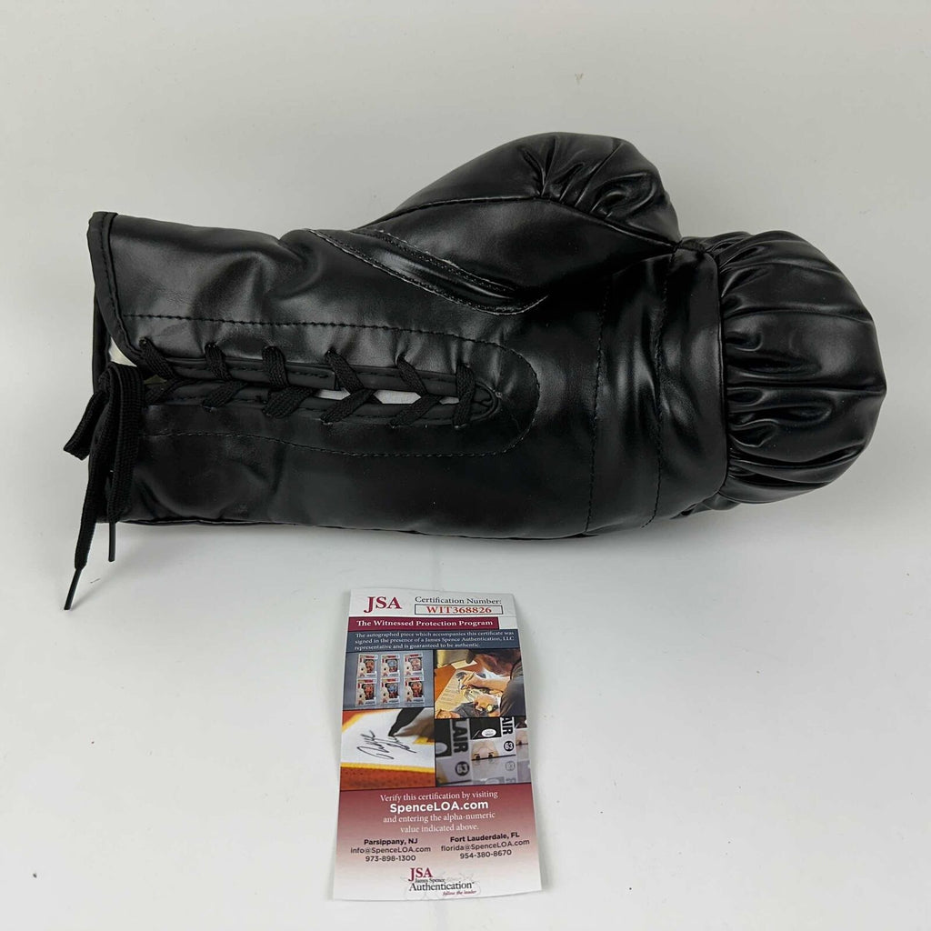 Autographed/Signed Michael Jinx Spinks Black Everlast Boxing Glove JSA ...