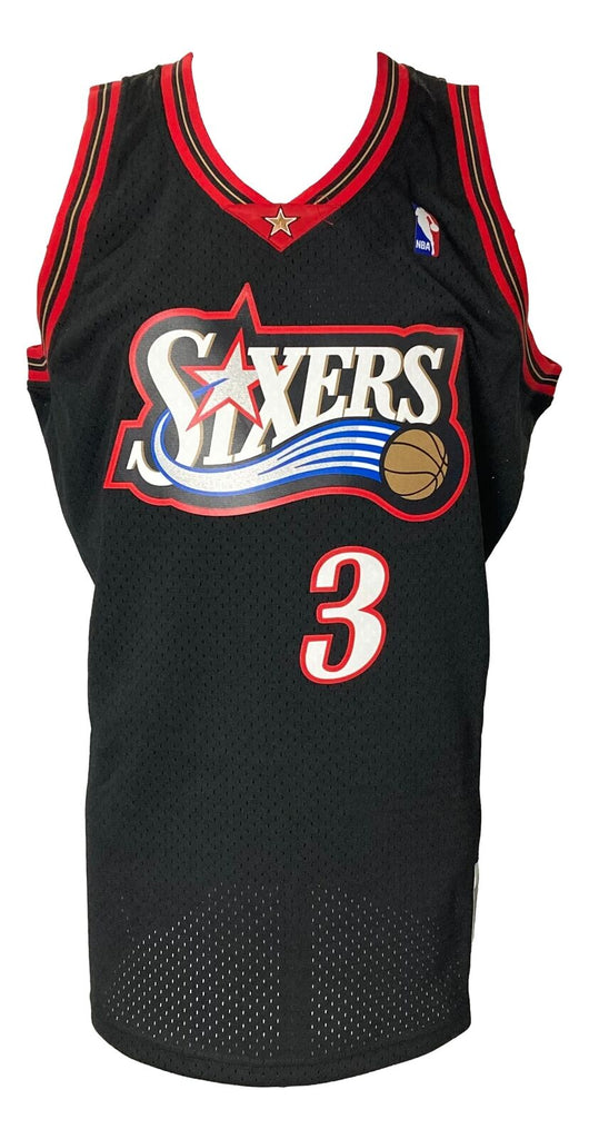 Allen Iverson Signed Philadelphia 76ers 1997-98 M&N HWC Swingman Jerse ...