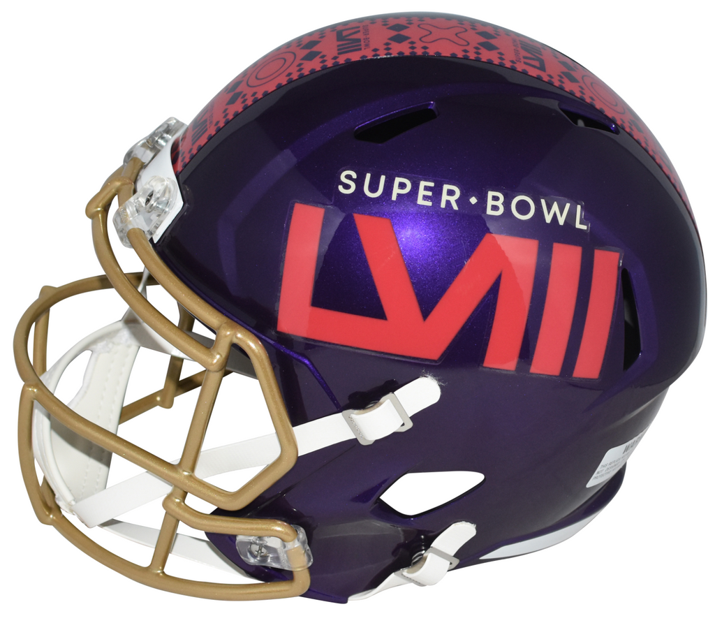 ANDY REID SIGNED KANSAS CITY CHIEFS SUPER BOWL 58 LVIII FULL SIZE HELM ...