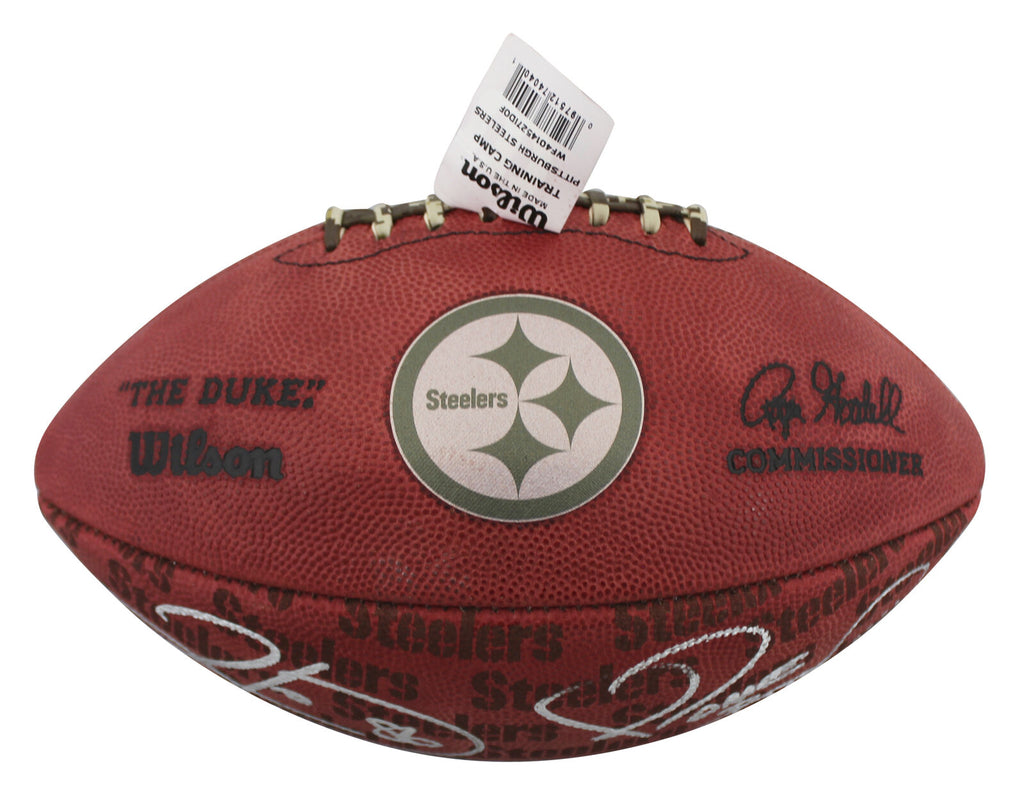 Steelers Jerome Bettis & Hines Ward Signed "Duke" Team Showcase Footba ...
