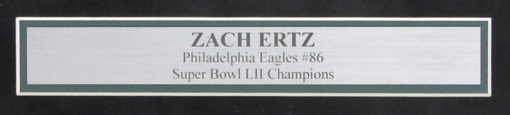 Zach Ertz Eagles Signed/Autographed SB LII Photo Collage Framed JSA 14 ...