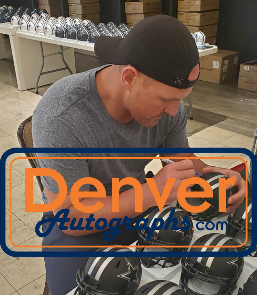 Jason Witten Autographed/Signed Dallas Cowboys Eclipse Mini Helmet BAS ...