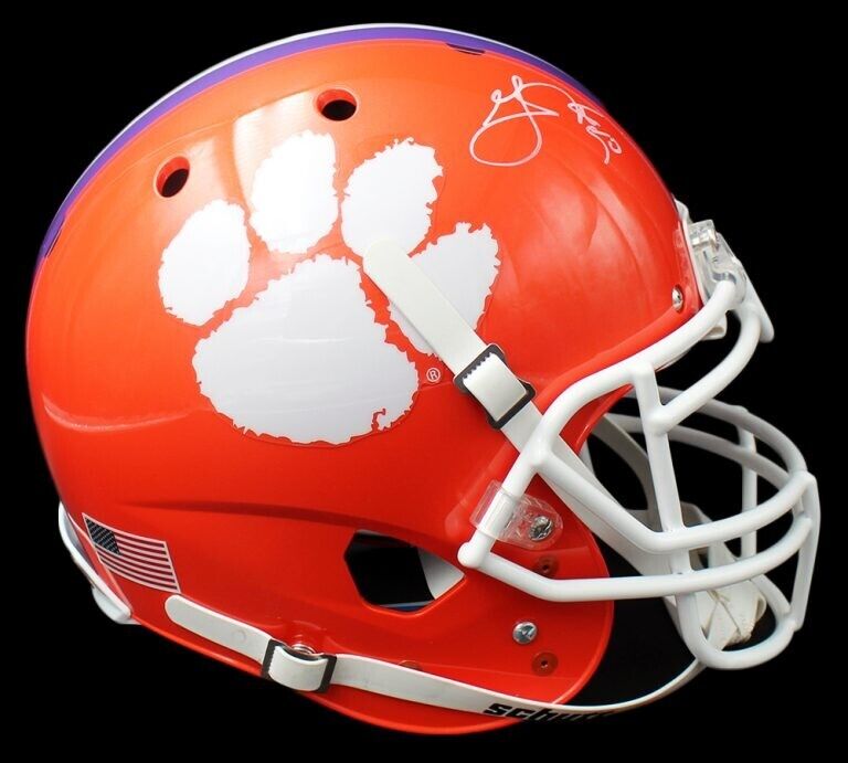 Grady Jarrett Signed Clemson Tigers Schutt Authentic NCAA Helmet ...