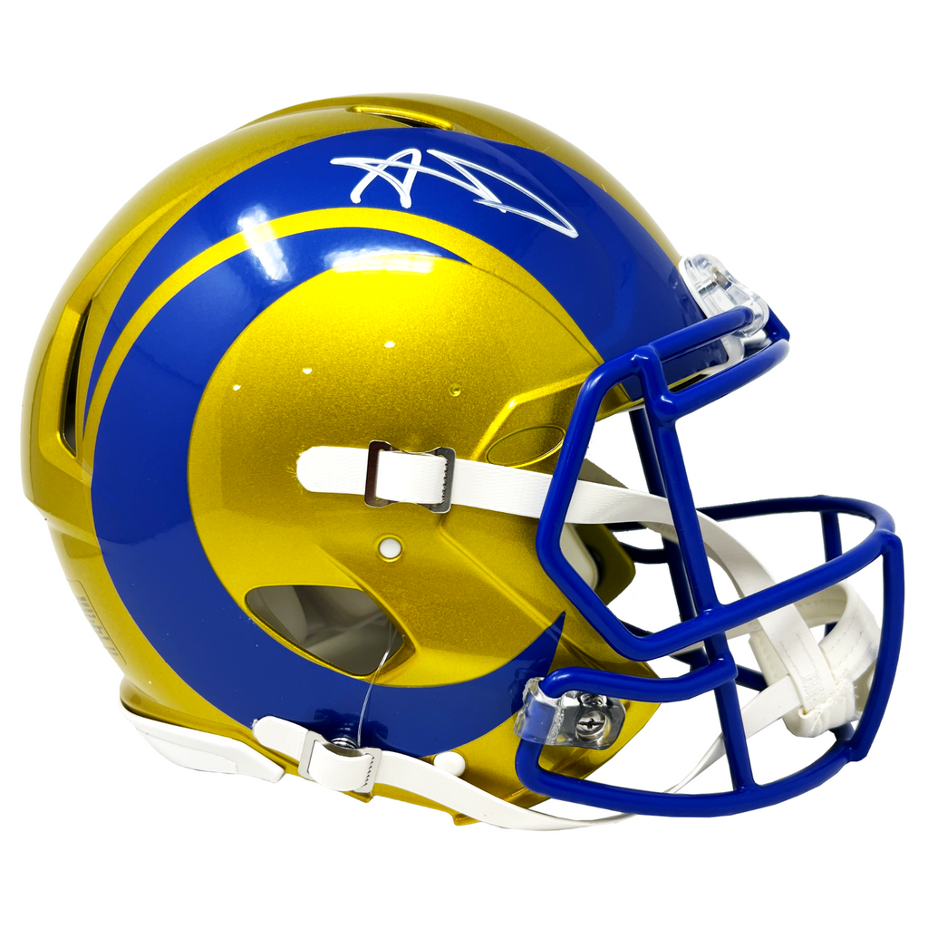 Aaron Donald Los Angeles Rams Signed Riddell Flash Speed Authentic Hel ...