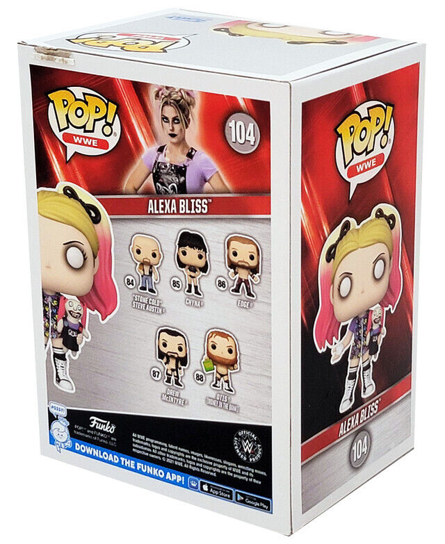 Alexa Bliss Signed WWE Funko Pop #104 BAS ITP – Super Sports Center