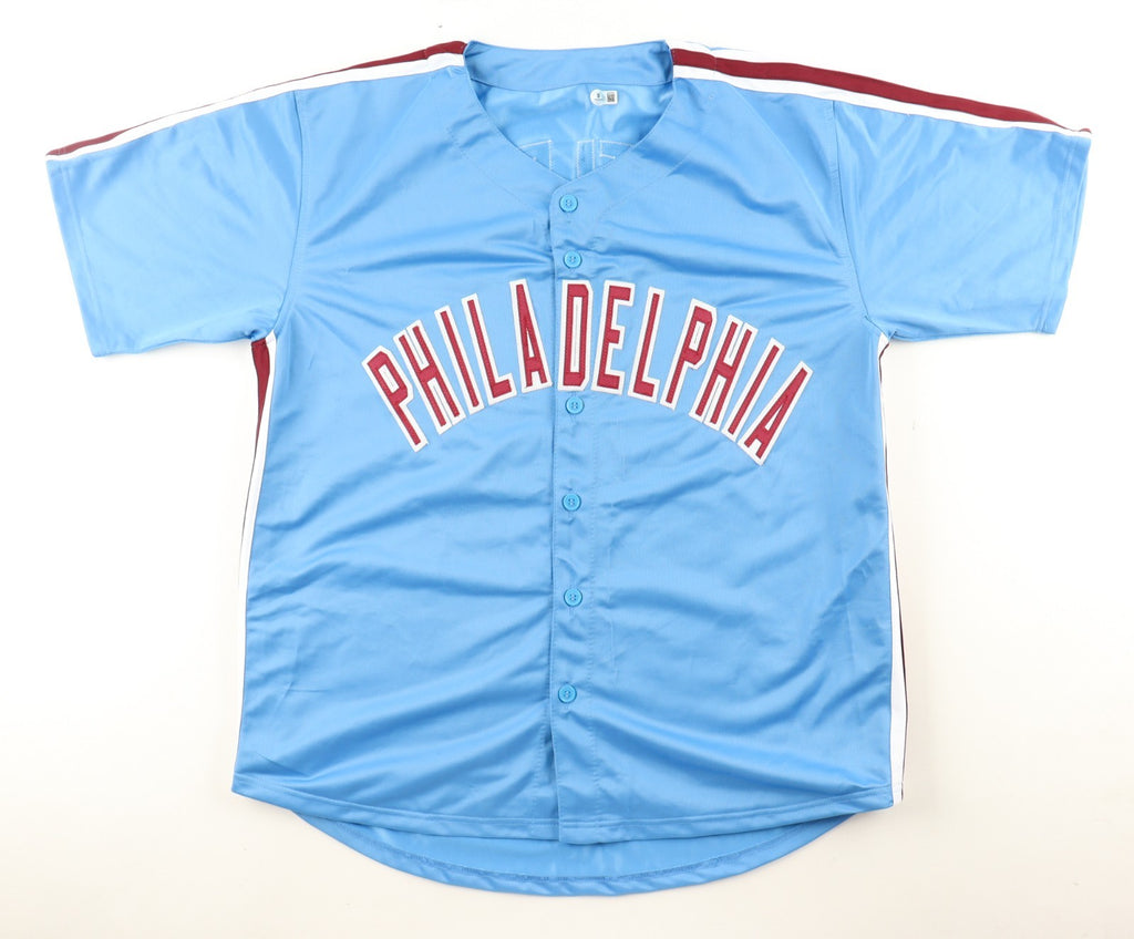 Chase Utley Signed Philidelphia Phillies Jersey (Beckett)2008 World Se ...