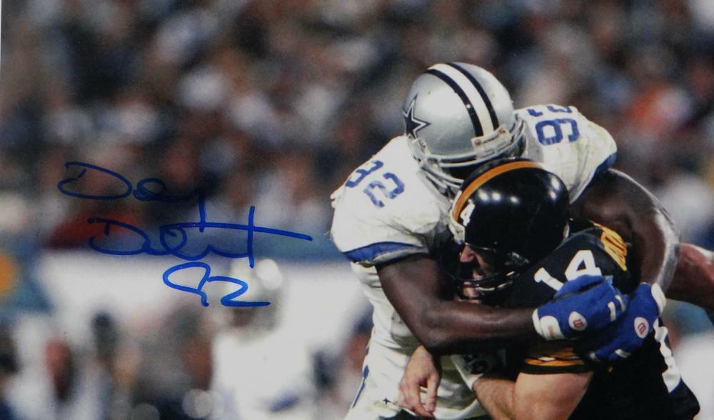 Tony Tolbert Autographed 8x10 Cowboys Vs. Steelers Photo- Jersey Sourc ...