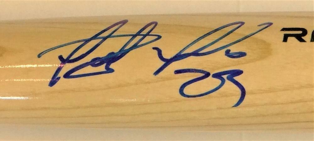 Fernando Tatis Jr Autographed Blonde Rawlings Pro Baseball Bat - JSA A ...