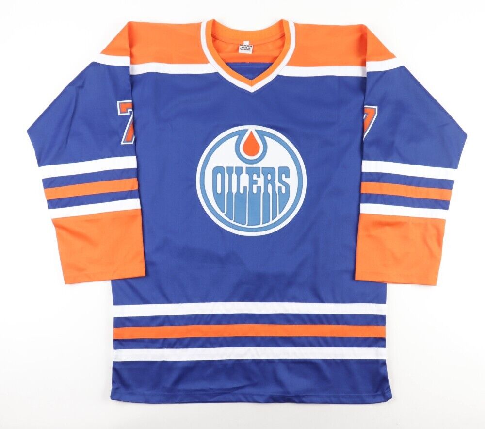 Paul Coffey Signed Edmonton Oilers Blue Jersey (JSA COA) 4xStanley Cup ...